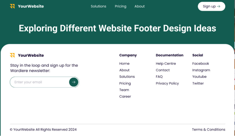 Exploring Different Website Footer Design Ideas - Tech Web Canada ...